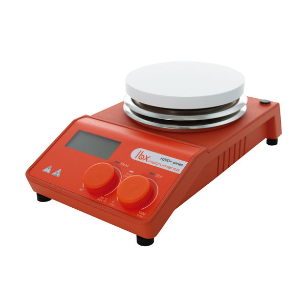 Digital magnetic stirrer with heating up to 340 °C, H20D+, 20 L - Blanc ...